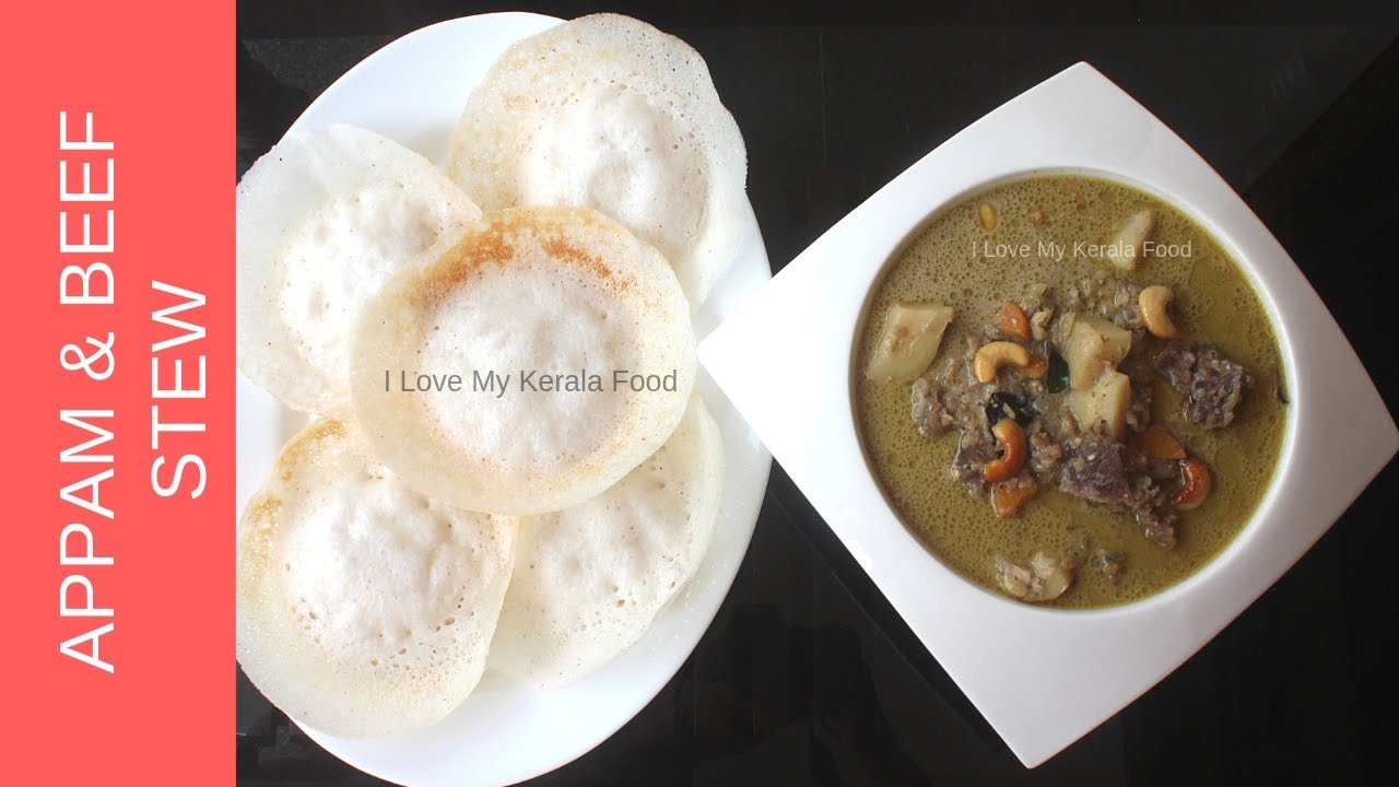 Christmas Special അപ്പവും ബീഫ് സ്റ്റ്യുവും Appam & Beef Stew- chinnuz ...