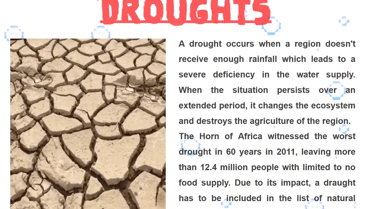 PPT ON NATURAL DISASTERS AND ITS TYPES - YouTube