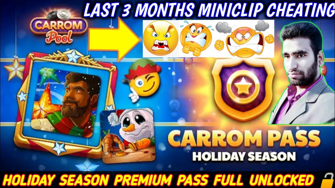 Holiday Season Premium Pass Full Unlocked 🔓 Hridoy Gaming || Carrom ...