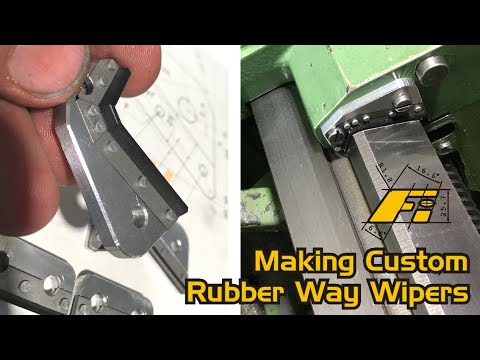 Making Custom Rubber Way Wipers - YouTube