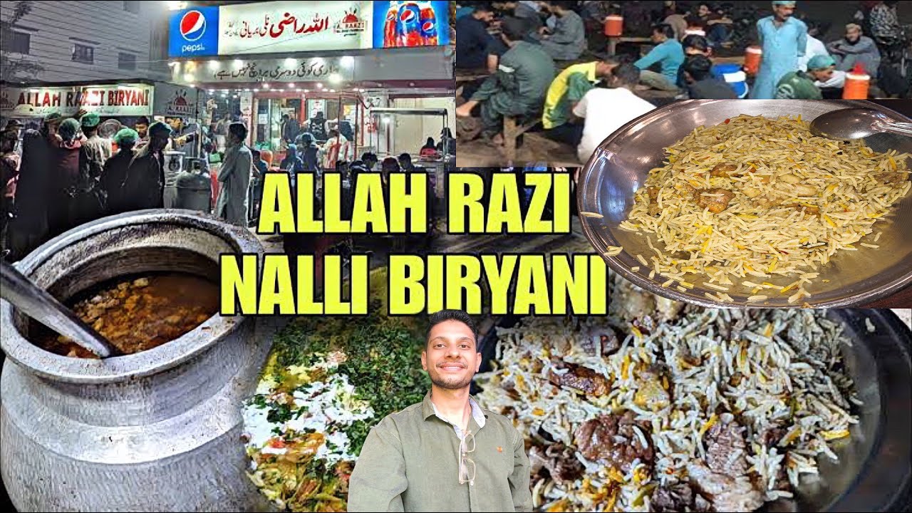 ALLAH RAZI NALLI BIRYANI - KARACHI , PAKISTAN FAMOUS BIRYANI - KORANGI ...