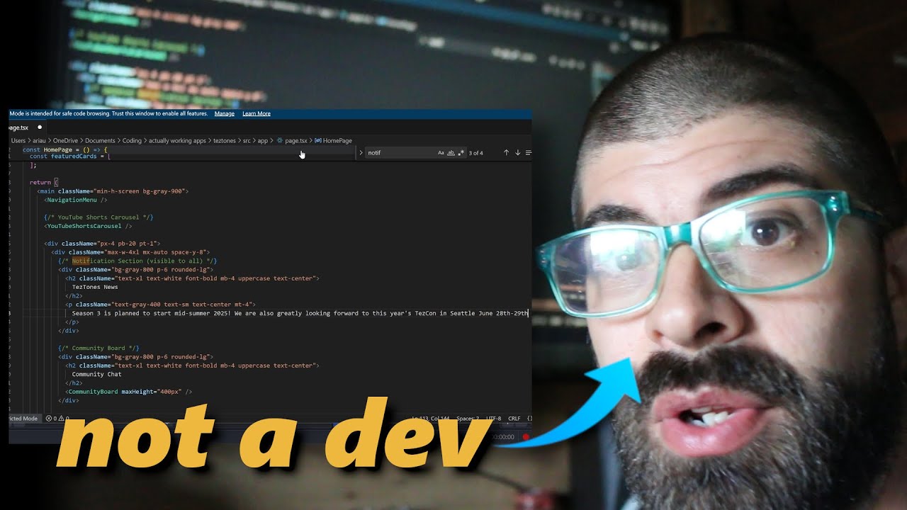 DIY haircuts and dev work - YouTube