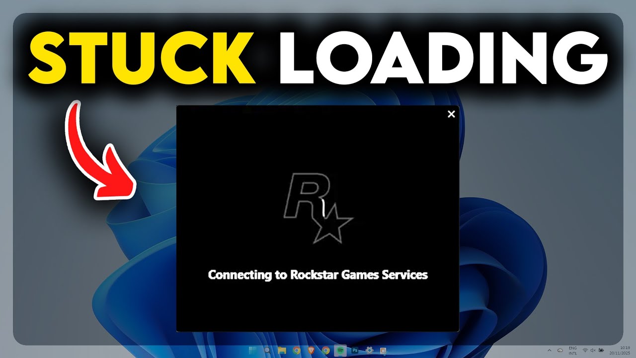How to FIX Rockstar Launcher Stuck on Loading Screen (2025) - YouTube