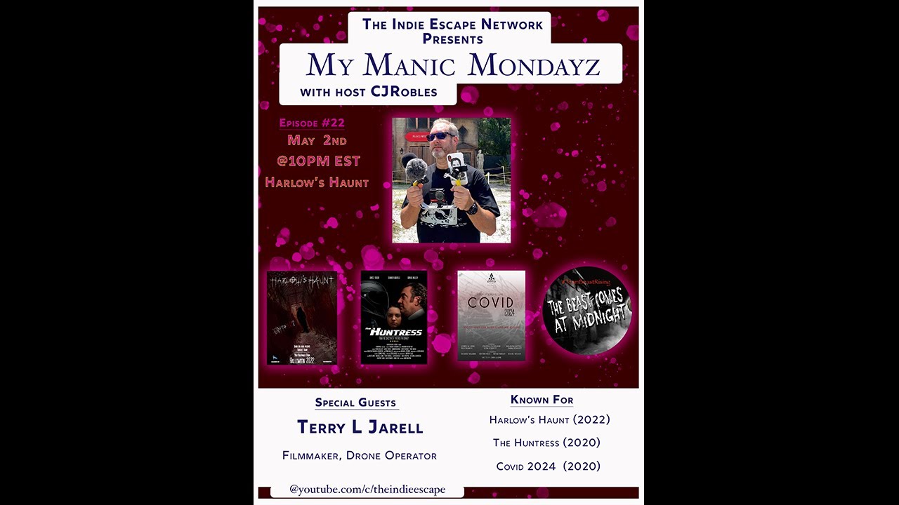 My Manic Mondayz Episode #22 Terry L Jarrell From the Drones View - YouTube