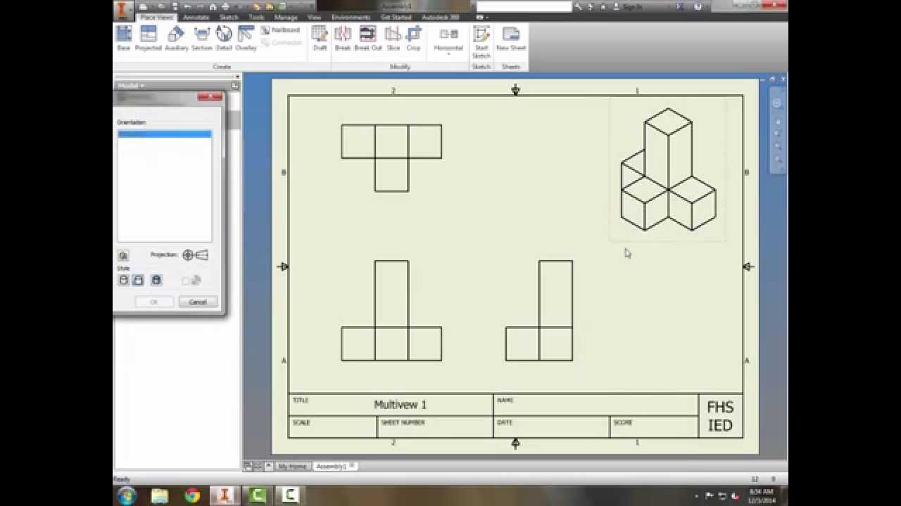 Putting the Puzzle Cube on Drawing Sheets - YouTube