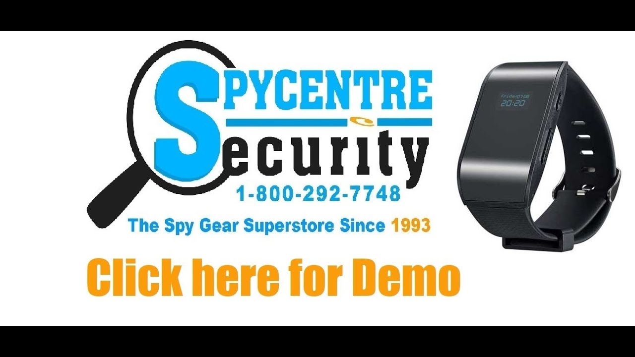 Spy Watch Audio Recorder-Voice Triggered Recording - Review - YouTube