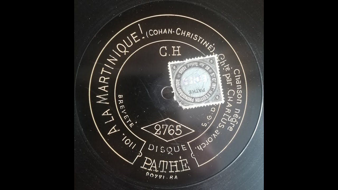 Charlus " A la Martinique ! " 1913 - YouTube