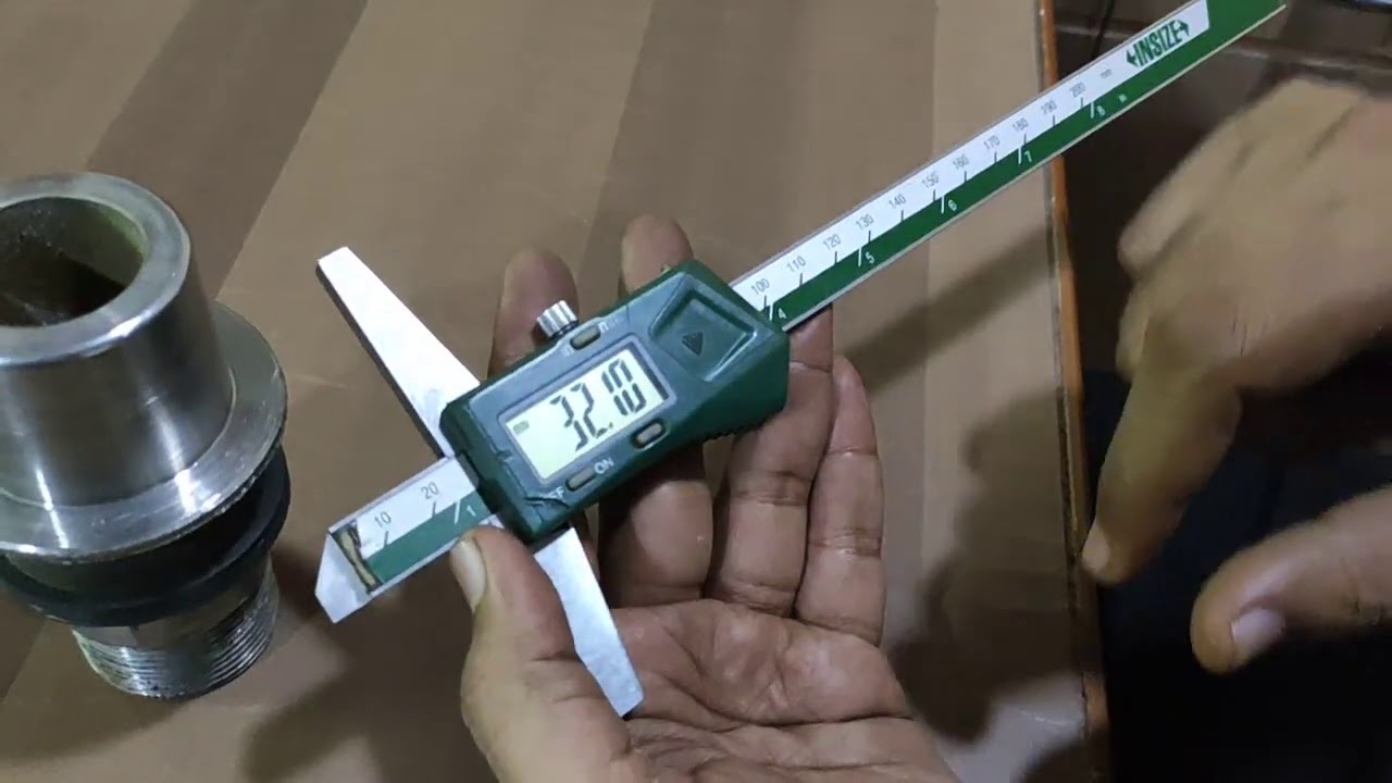 Digital Depth Vernier | How to use Digital Depth Vernier | in Hindi ...