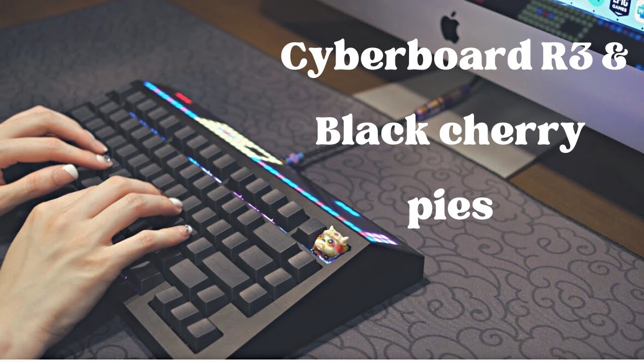 An expensive combo _ Angry Miao Cyberboard R3 | Black cherry pies - YouTube