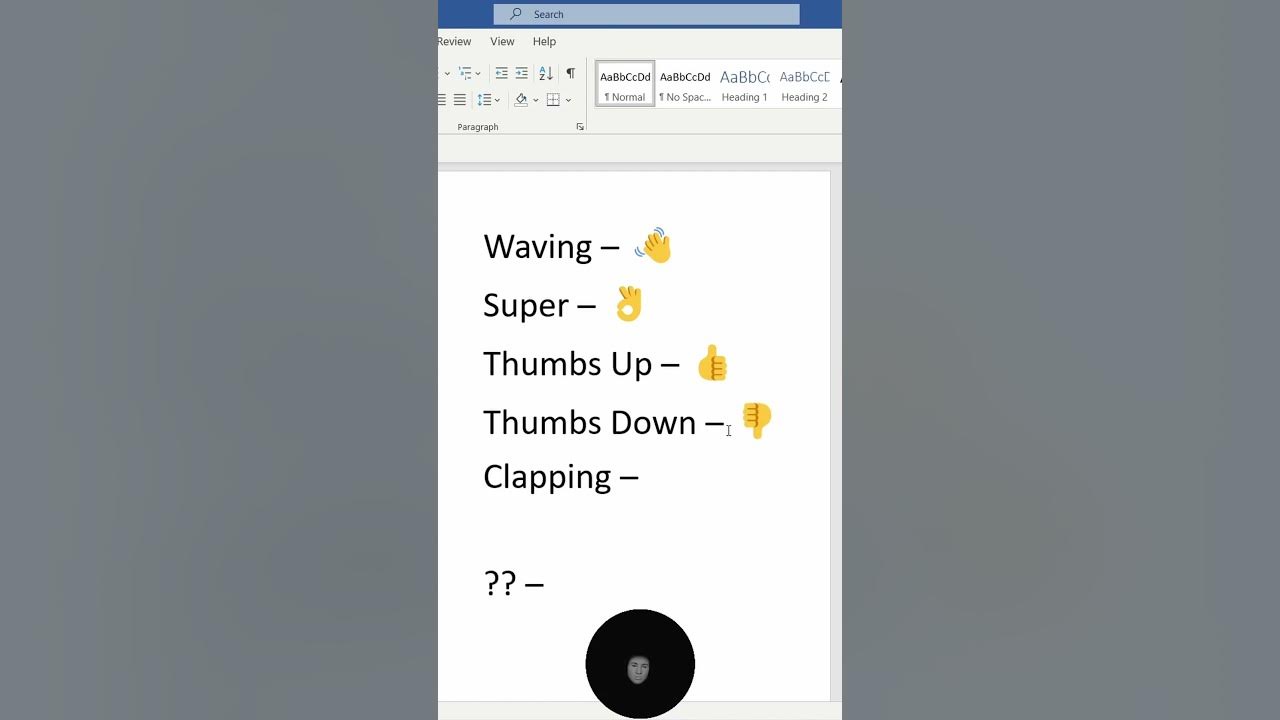 Hand Symbols In Ms Word Shorts Mswordtricks Mswordtips Learnmsword Wepptutorials Youtube
