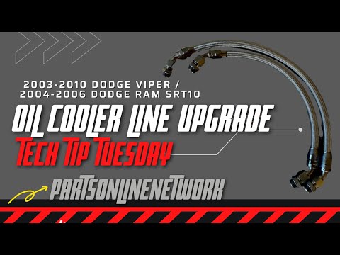 Install Upgraded Oil Cooler Lines - 03-10 Dodge Viper/ 04-06 Ram Srt10 ...