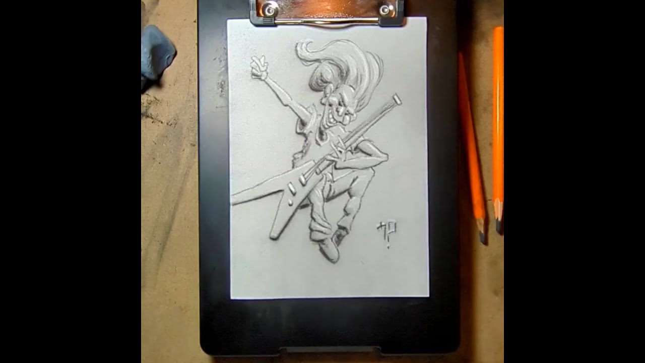 Drawing timelapse | Steps and tools in description - YouTube