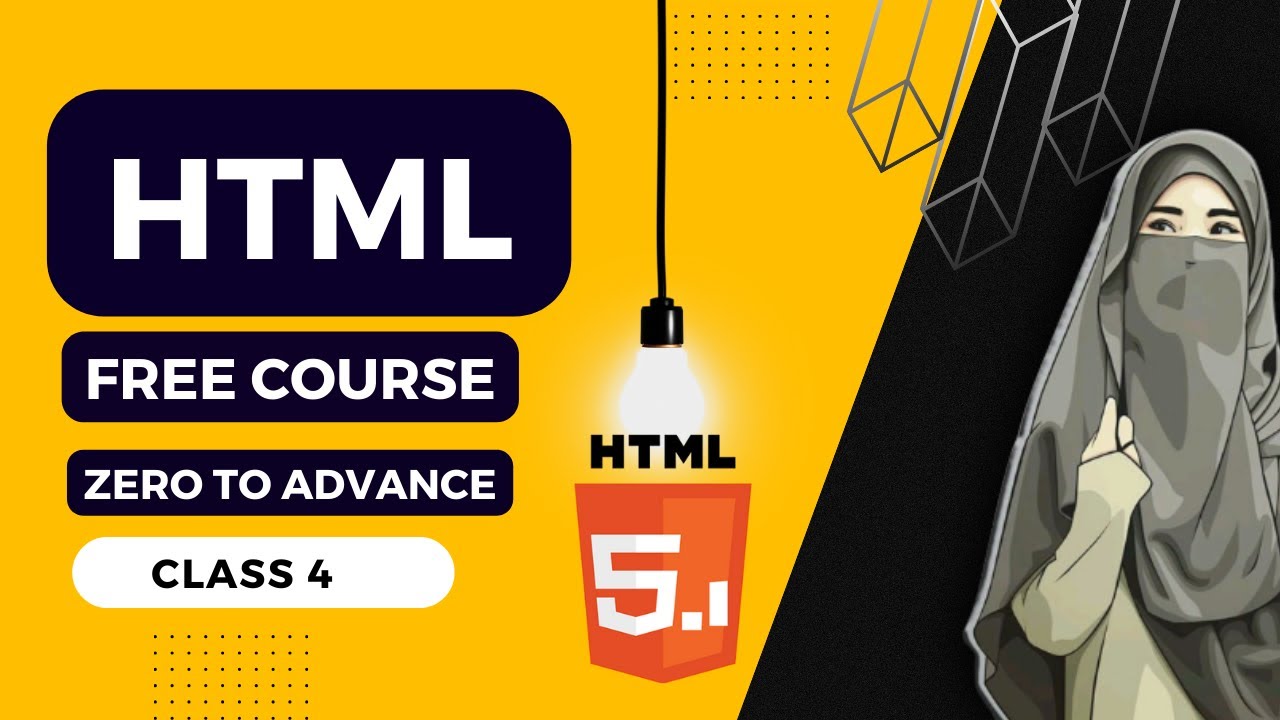 HTML tutorial | HTML class 4 | zero to advance - YouTube