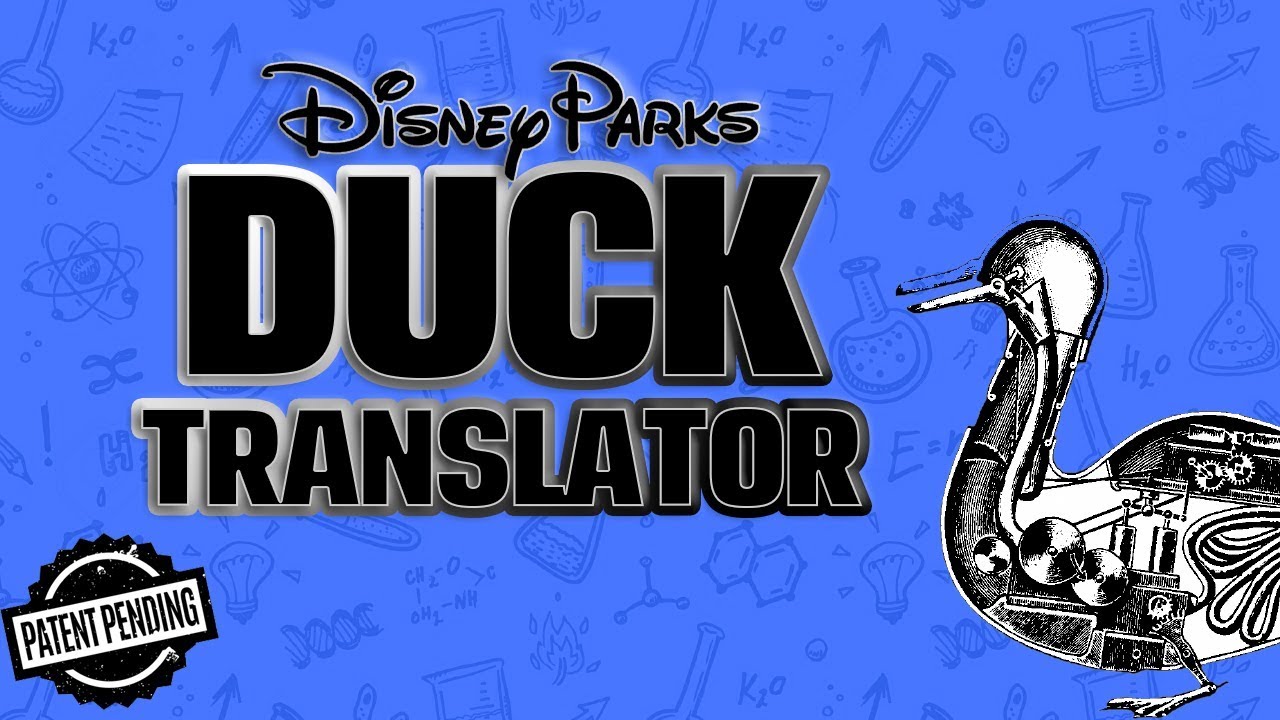 The Disney Parks Duck Translator! - WDW News Tonight - YouTube