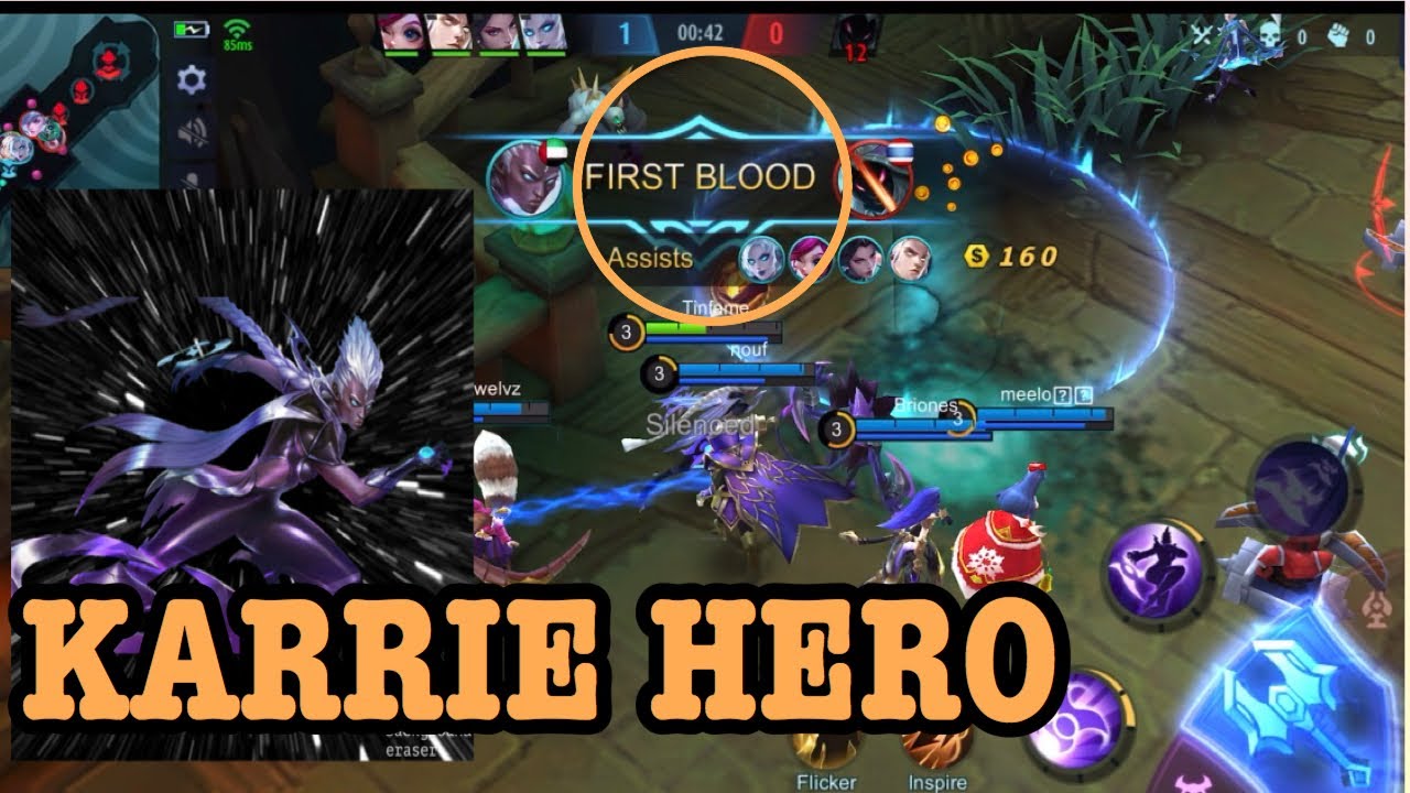 Mobile Legend:Brawl Mode:using Hero Karrie - YouTube