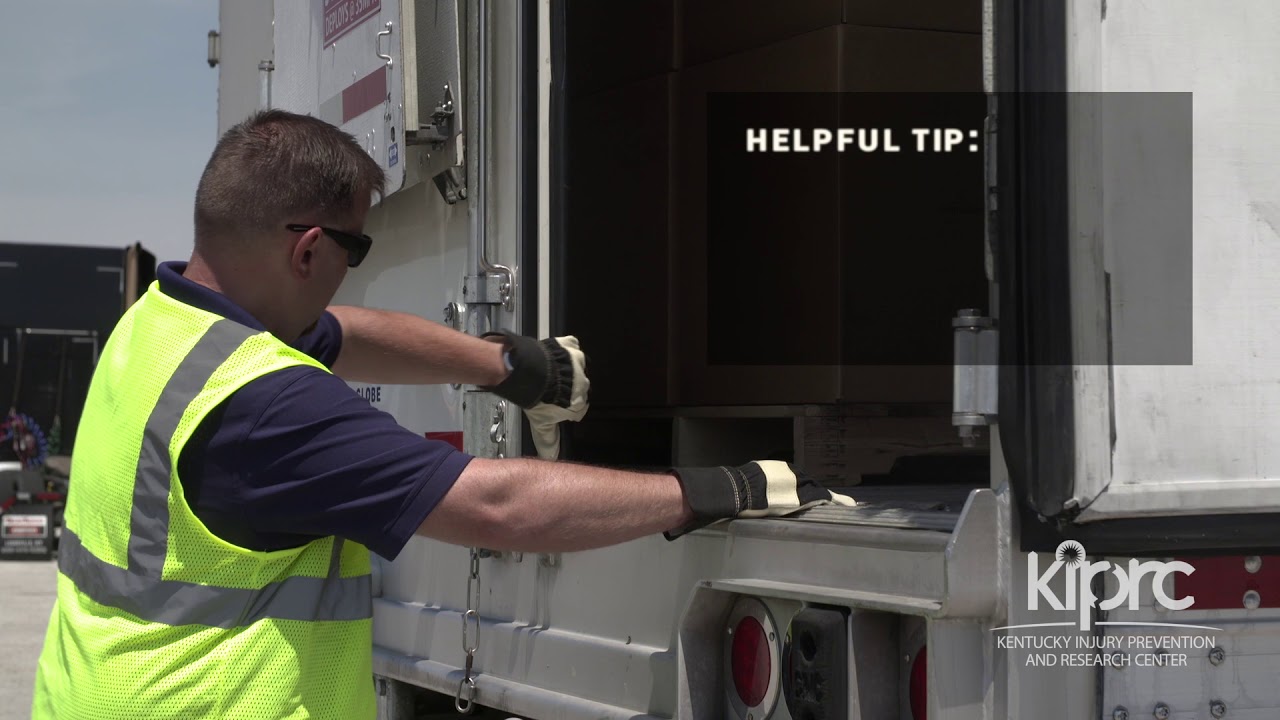 Preventing Injuries While Entering & Exiting Semi Trailers - YouTube