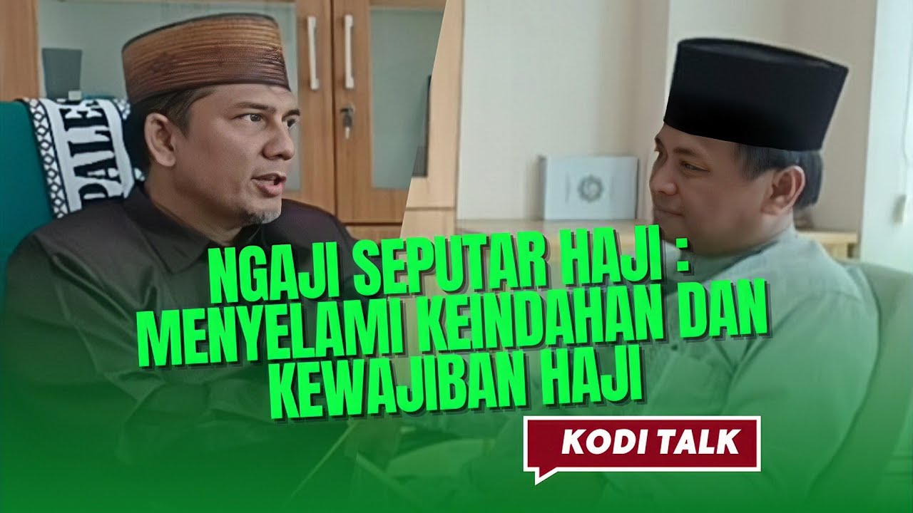 NGAJI SEPUTAR HAJI BERSAMA KH. JAMALUDDIN F. HASYIM MENYELAMI KEINDAHAN DAN KEWAJIBAN HAJI - YouTube
