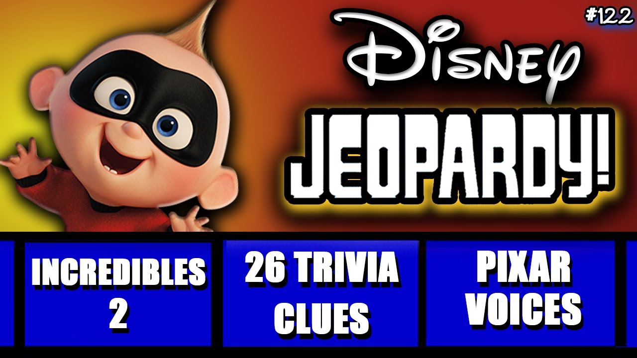 Disney Jeopardy • Trivia Game • Pixar Voices & More! - YouTube