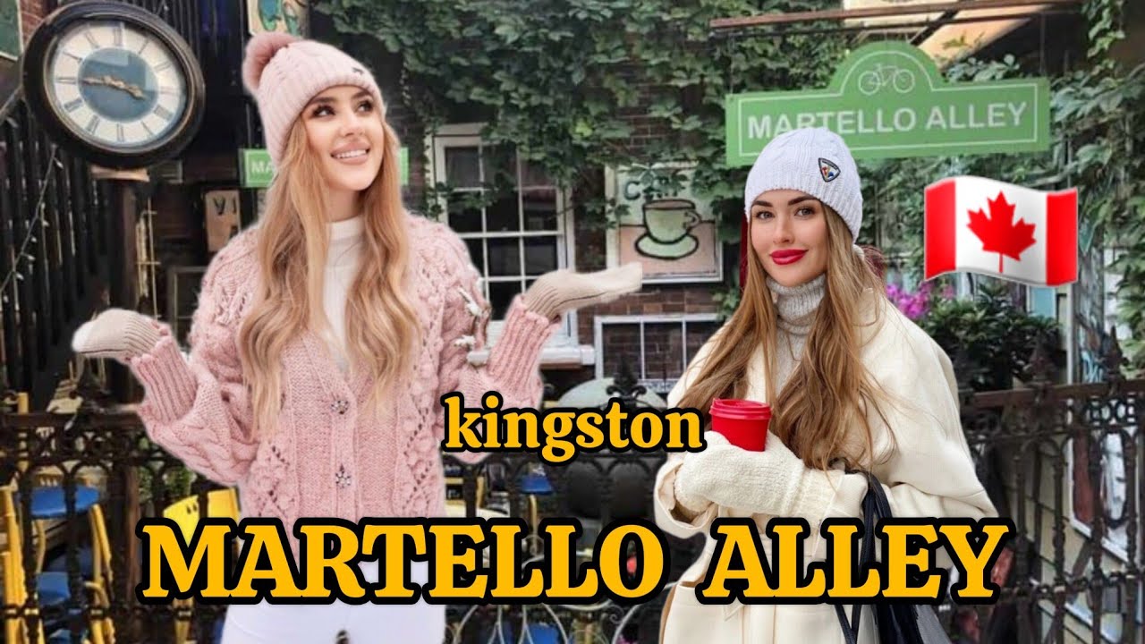 4 K 🇨🇦 "Art & History Unveiled: Exploring Martello Alley in Kingston ...