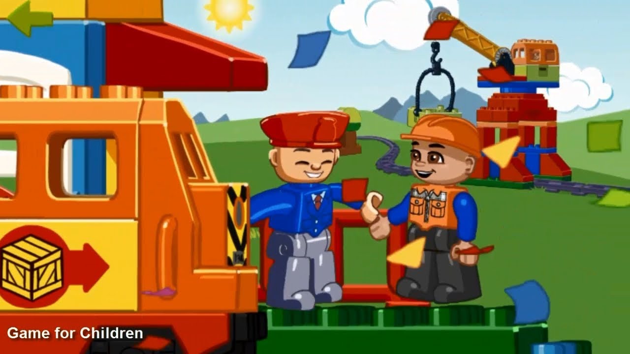 Lego Duplo Trains Game for Children - Train adventure - YouTube