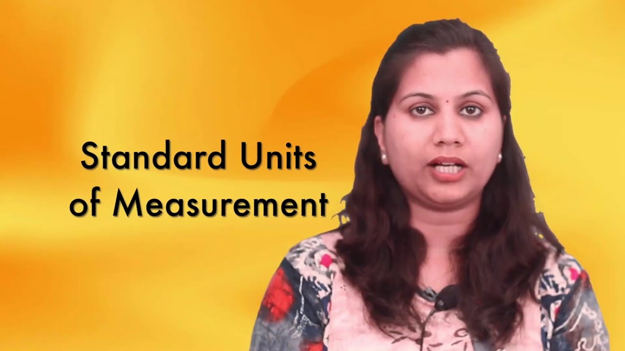 Standard Units of Measurement - YouTube