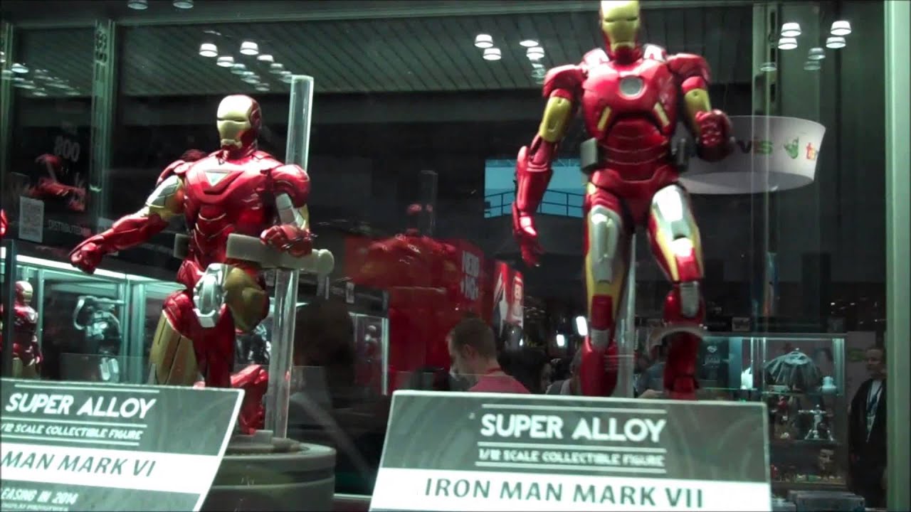 NYCC 2013: Play Imaginative Iron Man Figures Booth - YouTube