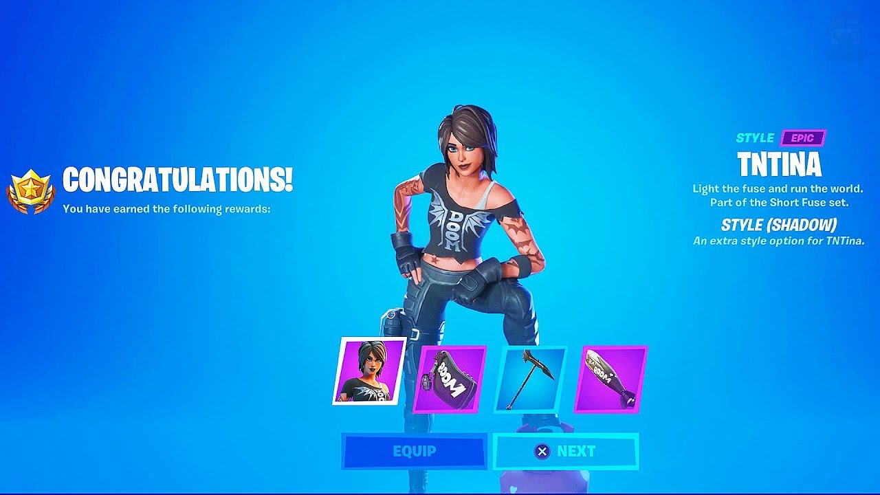 How to Unlock SHADOW or GHOST TNTINA in Fortnite Chapter 2 Season 2 ...