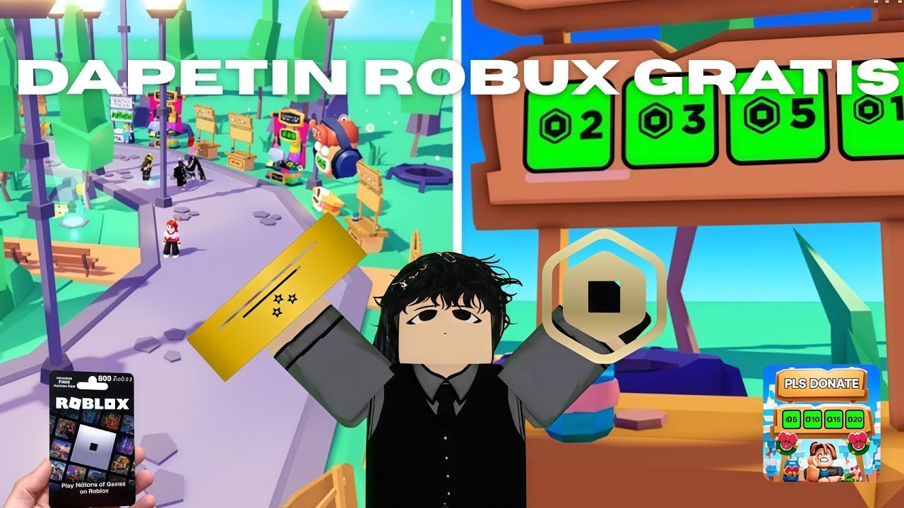 Cara dapat Robux gratis di Roblox || Please Donate - YouTube