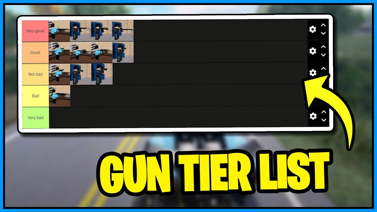 Ranking ALL GUNS in ERLC on a TIER LIST... (Emergency Response Liberty ...