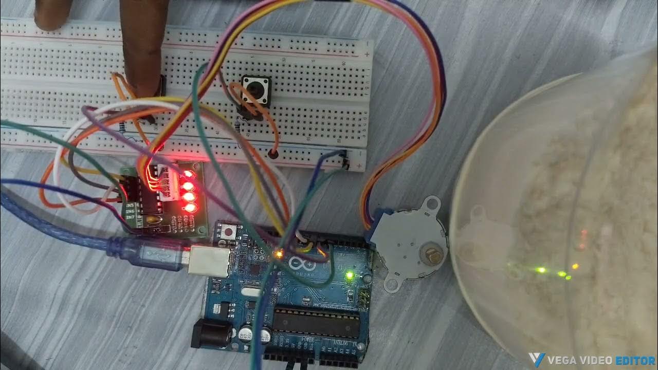 Arduino Project 87: 'Stepper Motor with 2 Buttons' Created by Trishanth Kumar - YouTube