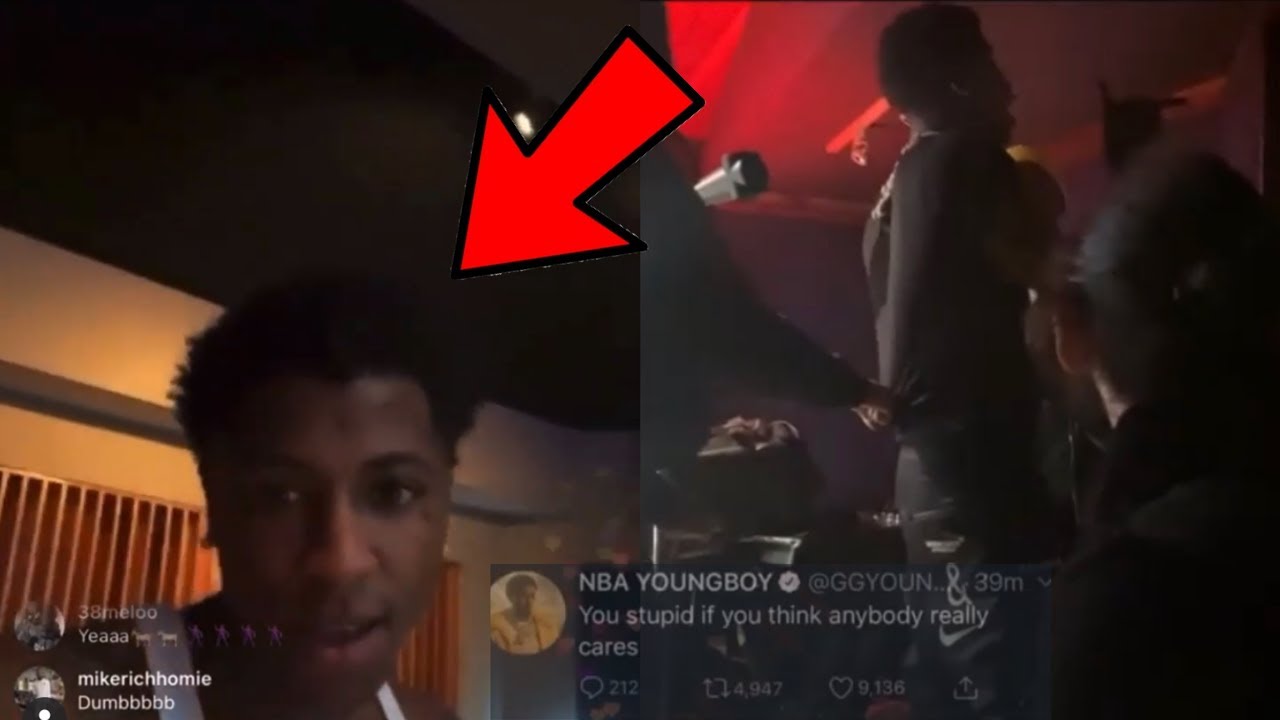 NBA YoungBoy Responds After Talking To Wall & Crying - YouTube
