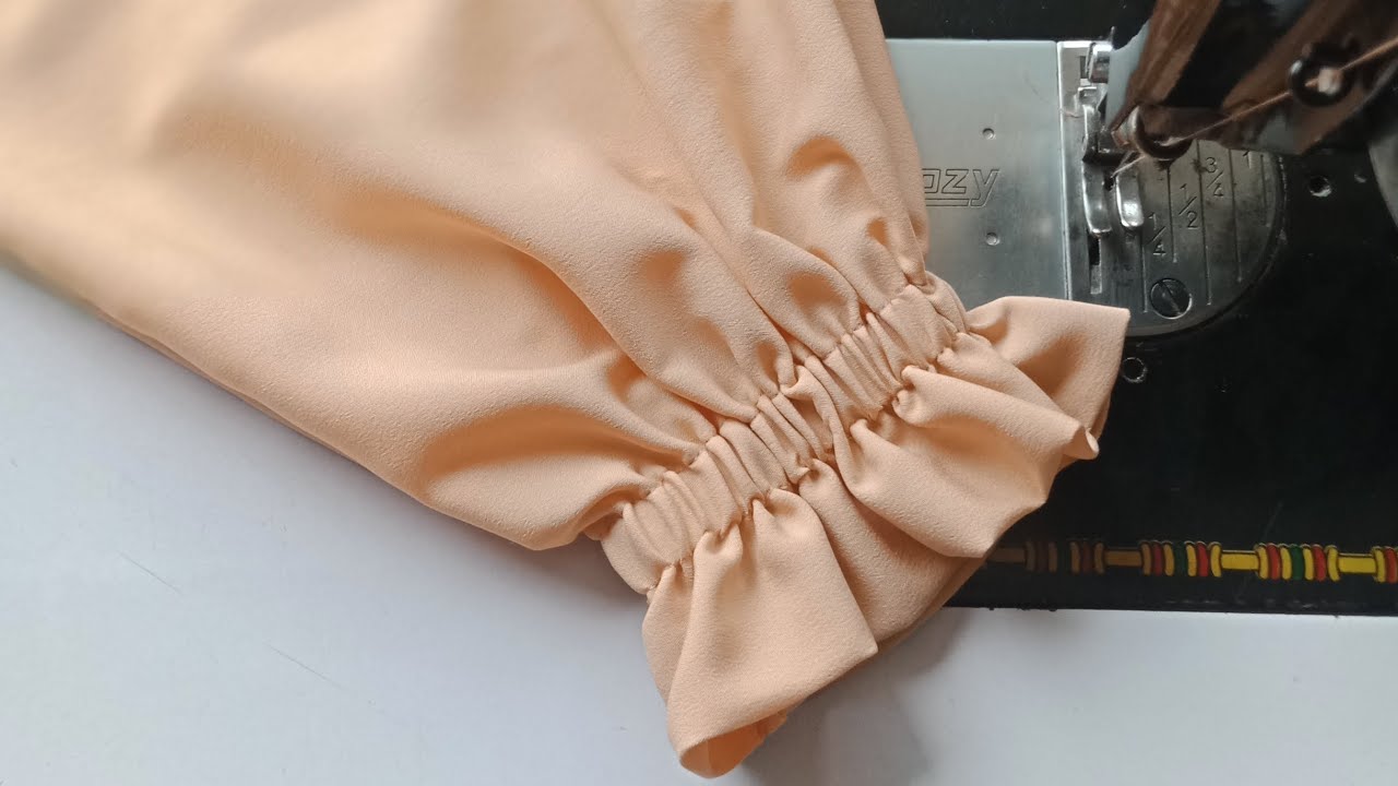 Sleeves design with elastic🔥 sleeves design tutorial - YouTube