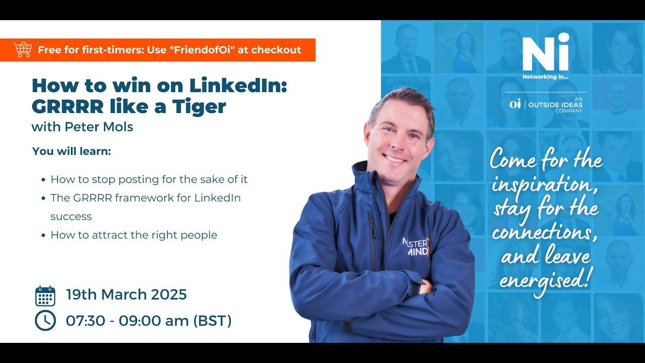 Networking-in: How to win on LinkedIn... GRRRR like a Tiger - YouTube