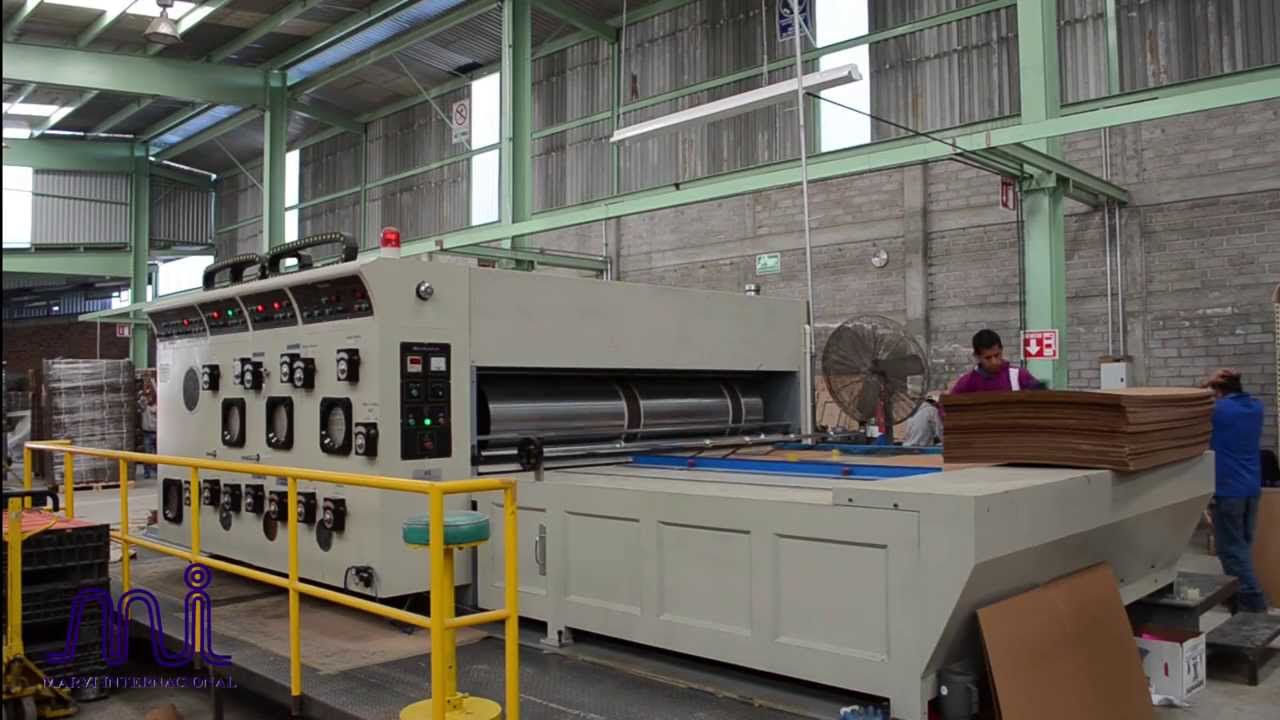Marvi Internacional Impresora flexográfica EASY PRINT IV - YouTube