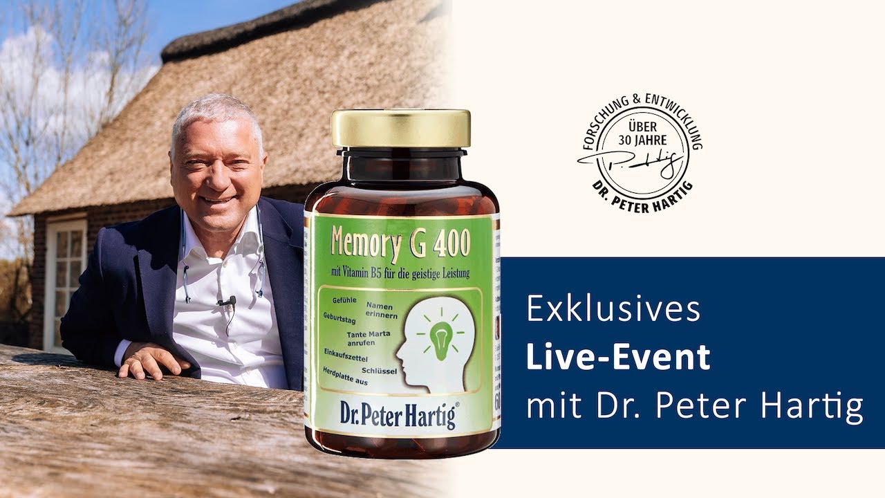 Dr. Peter Hartig - Exklusives Memory G 400 Event - YouTube
