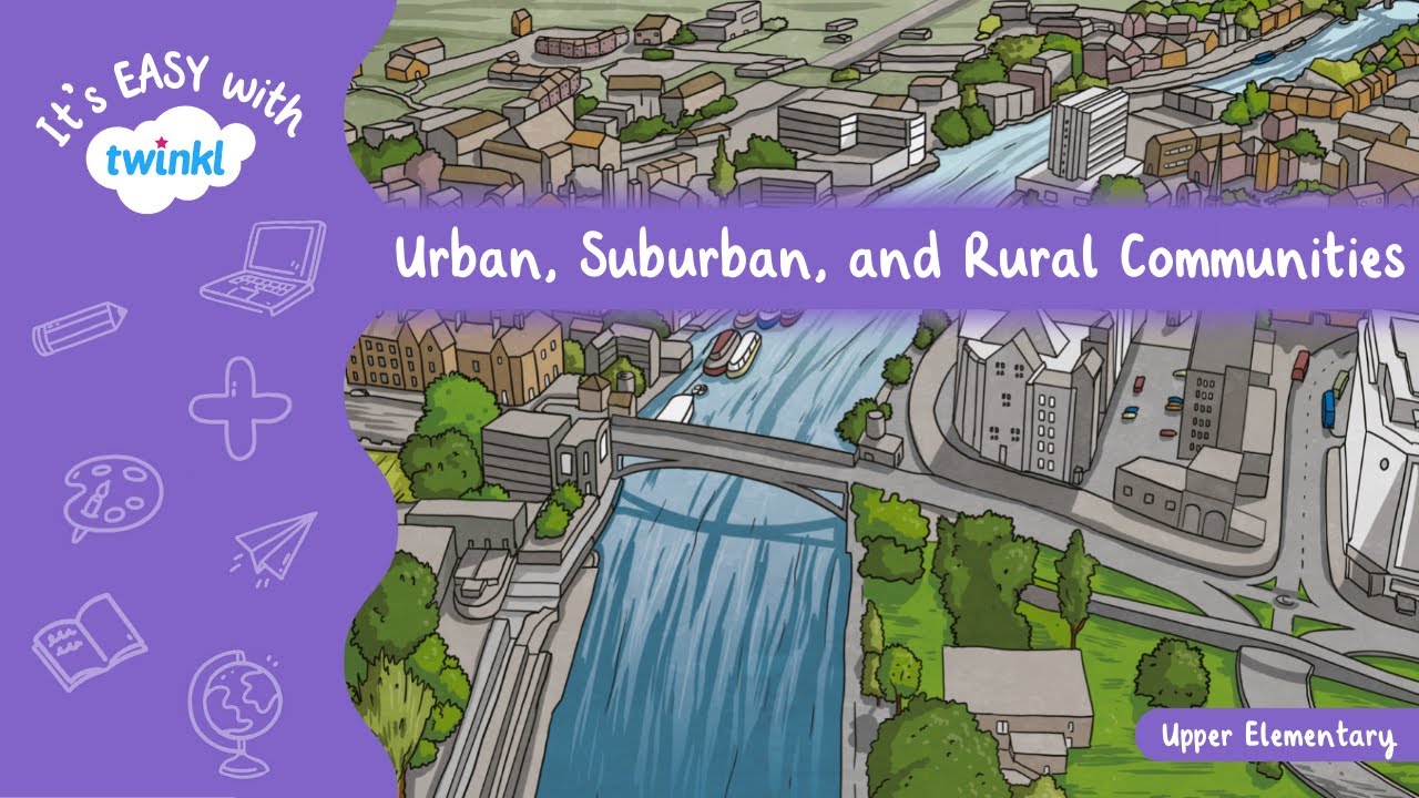 Urban, Suburban, and Rural Communities | It's Easy With Twinkl | Twinkl ...