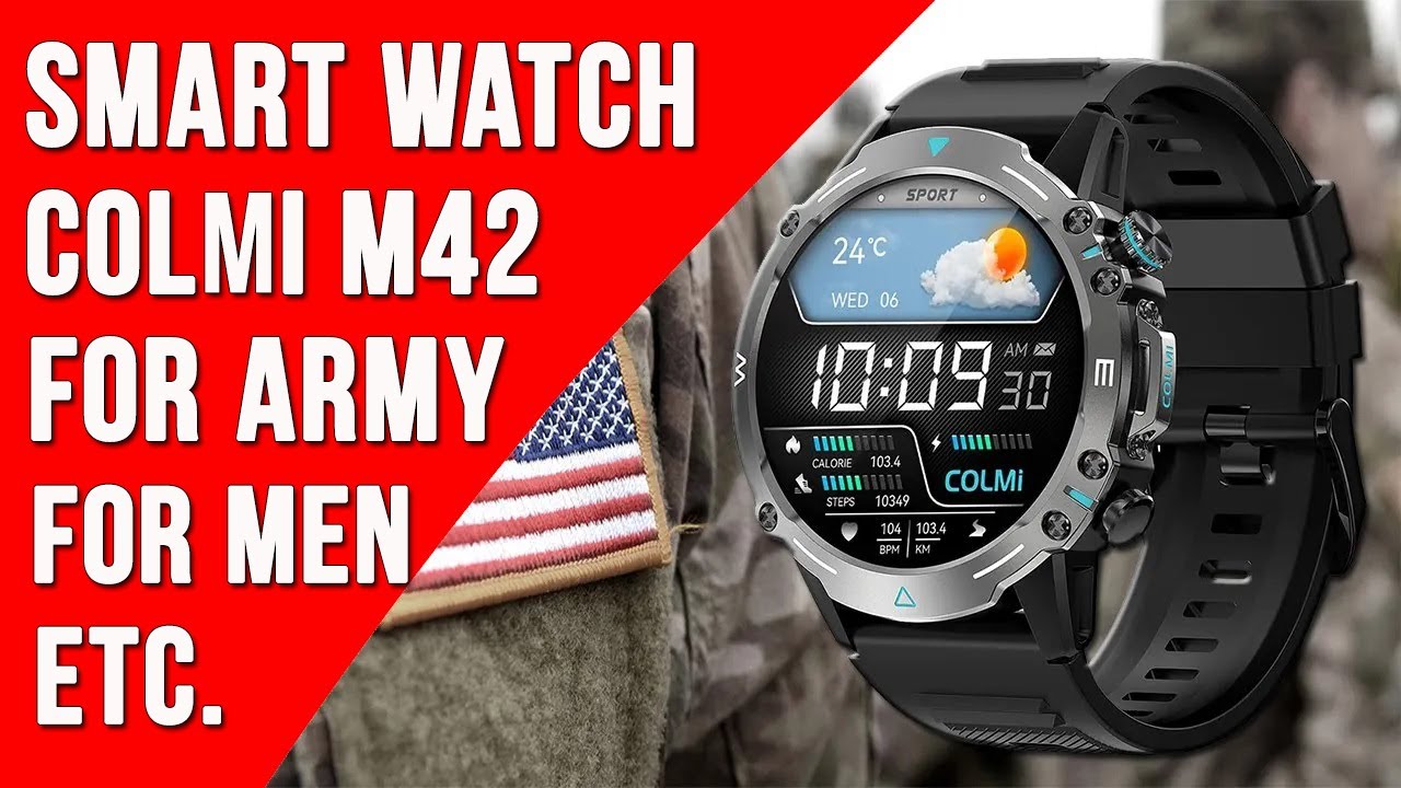 REVIEW! SMARTWATCH WITH AMOLED DISPLAY - COLMI M42 - YouTube