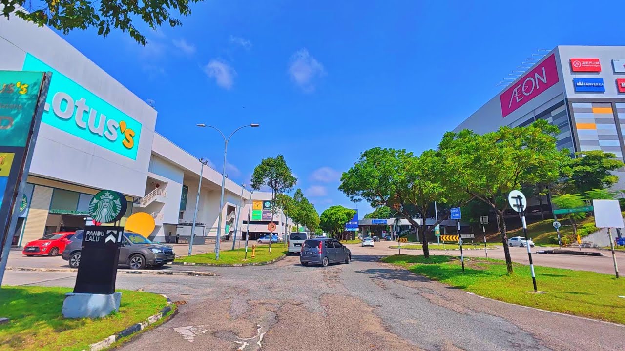 Drive from Parc Regency Apartment to Lotus's Desa Tebrau via Pasir ...