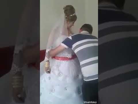 Babasız Gelin Çıkan Kızın Amcasının Kuşak Bağladığı An