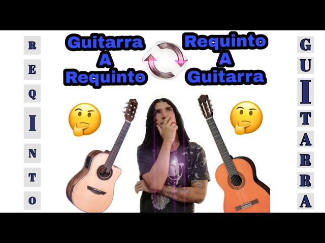 de requinto a guitarra, guitarra a requinto. diferencias y como pasar ...