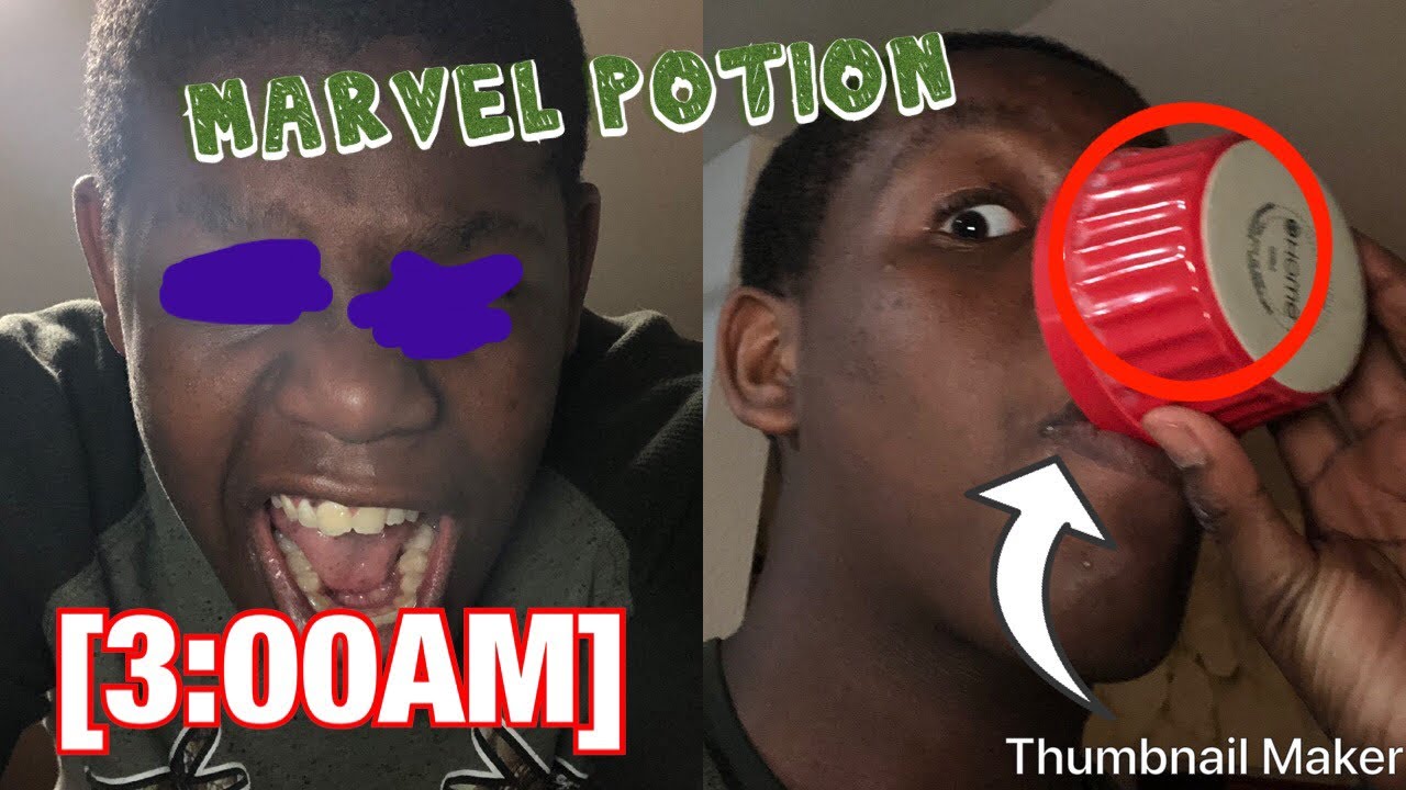 (It actually worked)do not drink a marvel potion at 3AM* - YouTube