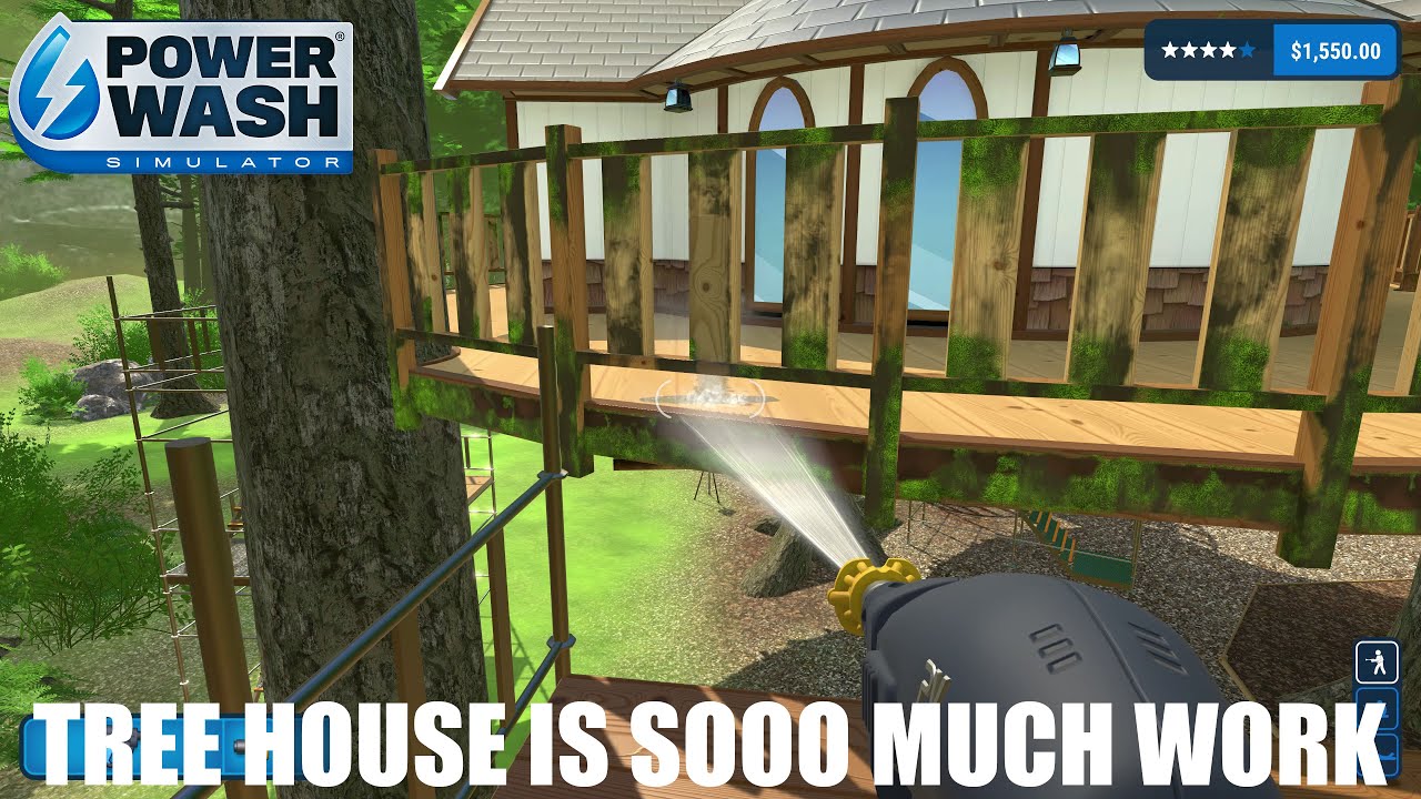 Tree House Railings | Powerwash Simulator Episode 36 NO COMMENTARY ASMR ...