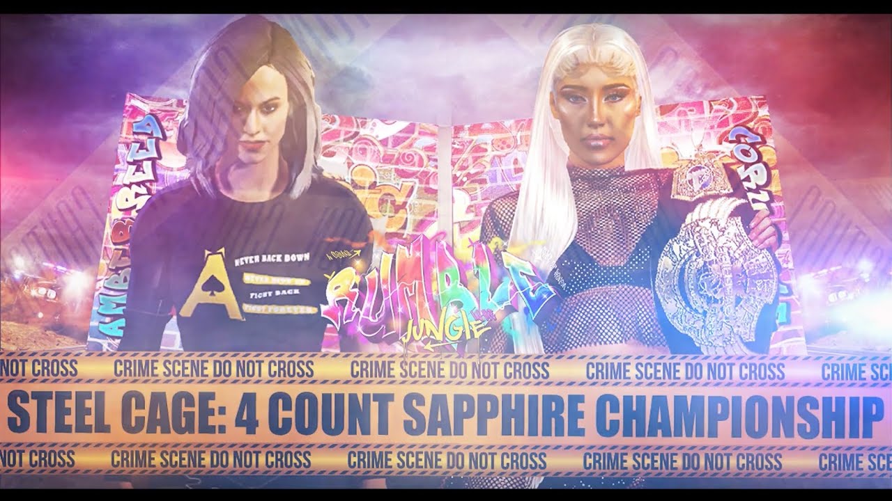 WWE 2K22: Amber Reed vs Cory Rose - Steel Cage Match - COH Rumble in the Jungle 2023 - YouTube