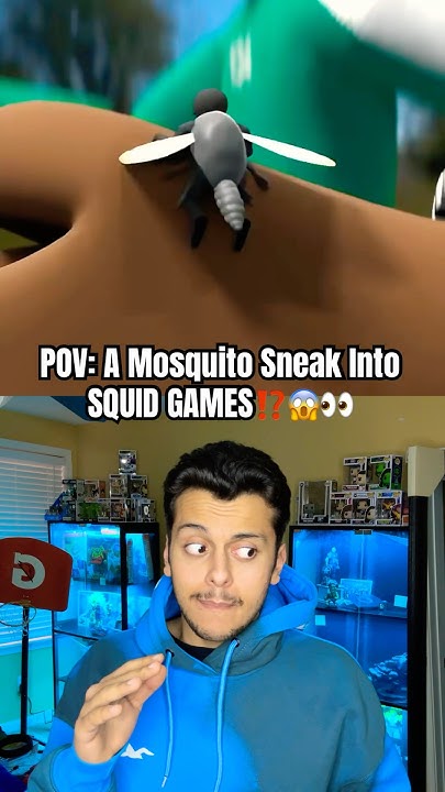 OMG, A Mosquito Enters SQUID GAMES‼️😳💀 (GONE WRONG) - #shorts # ...