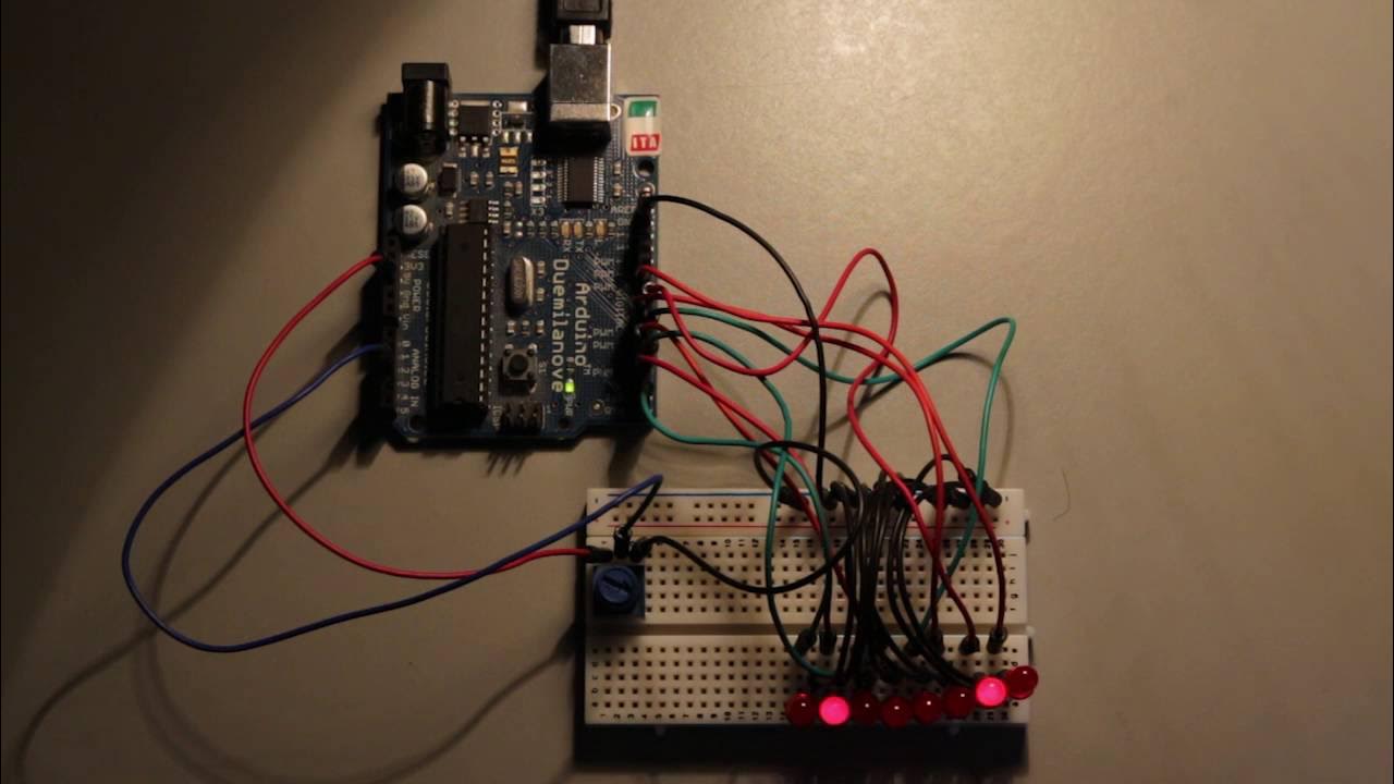DIY Arduino Knight Rider LED Scanner - YouTube