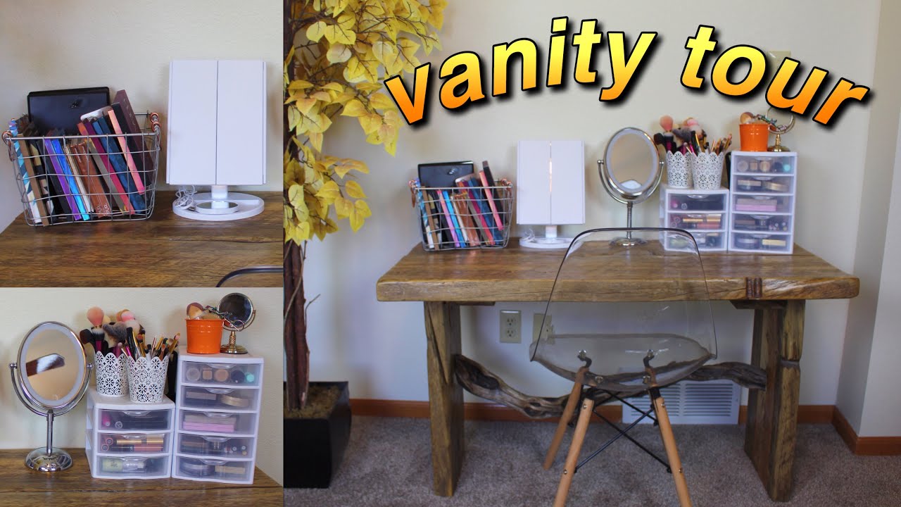 VANITY TOUR! | Makeup Collection - YouTube