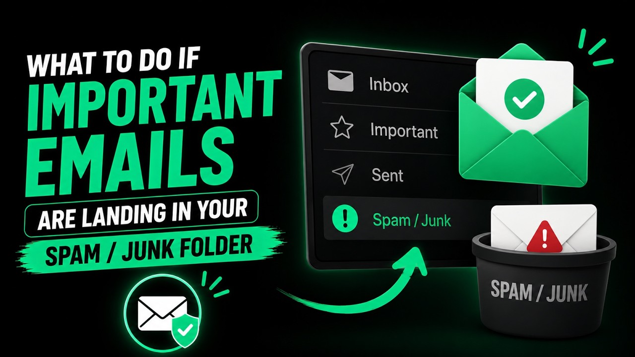What To Do If Important Emails Are Landing In Your SPAM / JUNK Folder ...