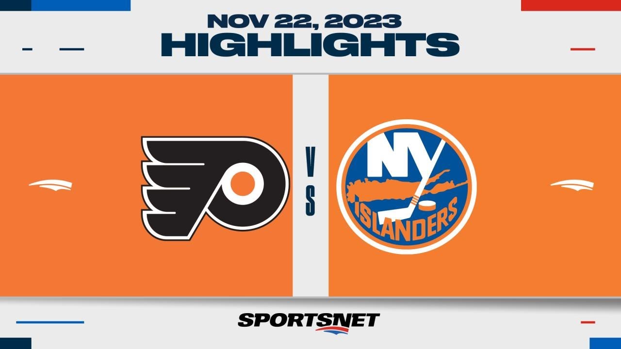 NHL Highlights | Flyers vs. Islanders - November 22, 2023 - YouTube