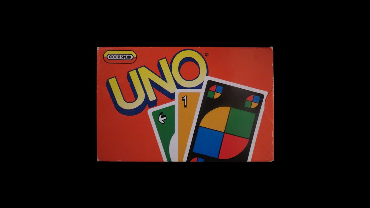 1992 Italian Uno cards with card tray from Giochi Spear & Modiano ...