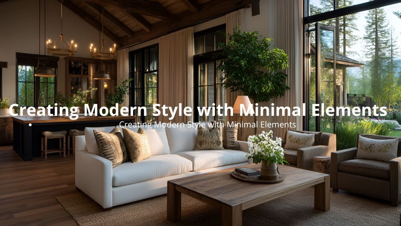 Creating Modern Style with Minimal Elements - YouTube
